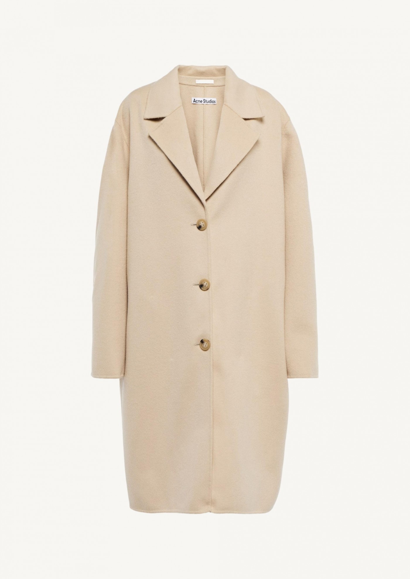 Beige wool coat - Acne Studios