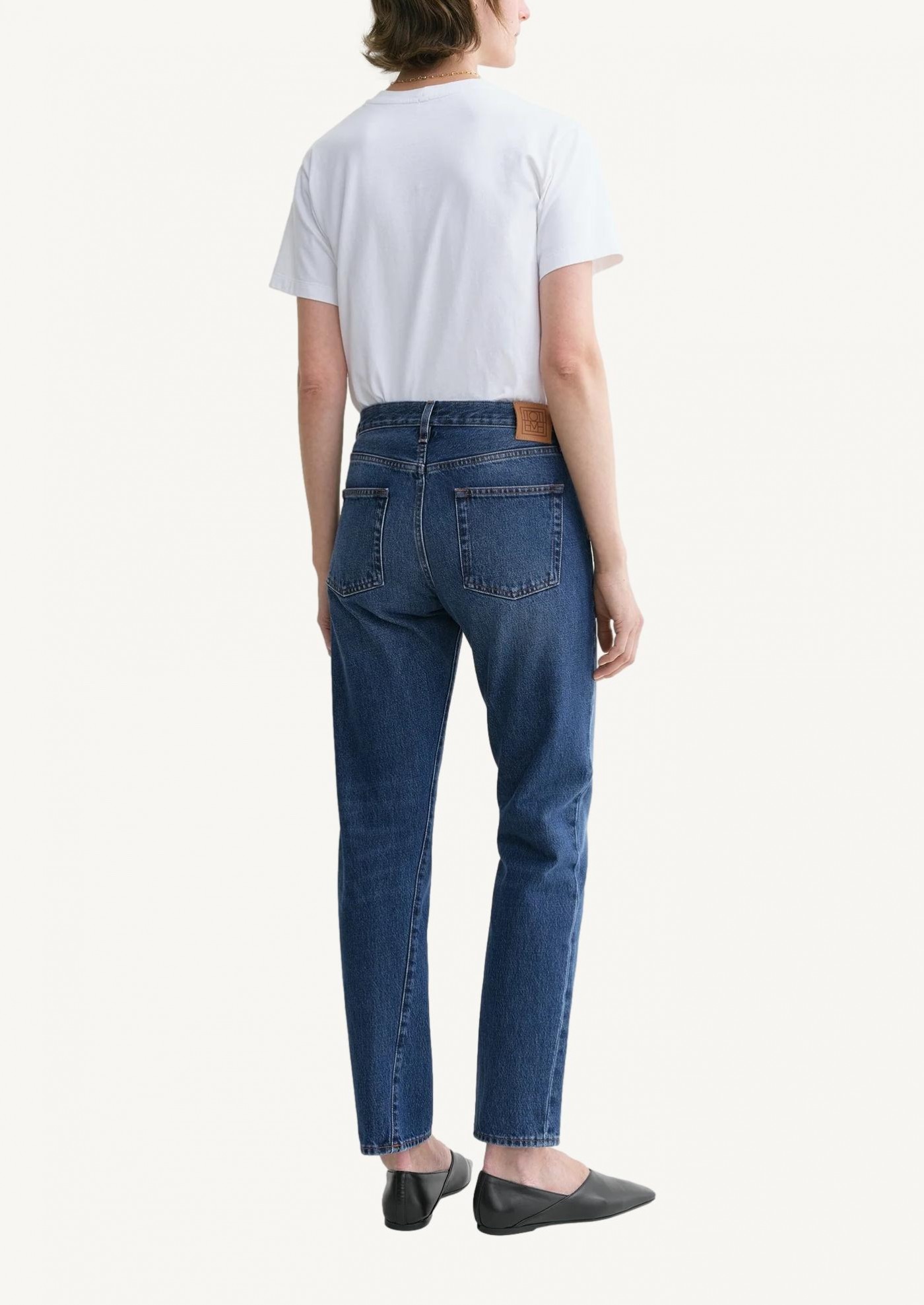 Twisted seam denim washed blue - Totême
