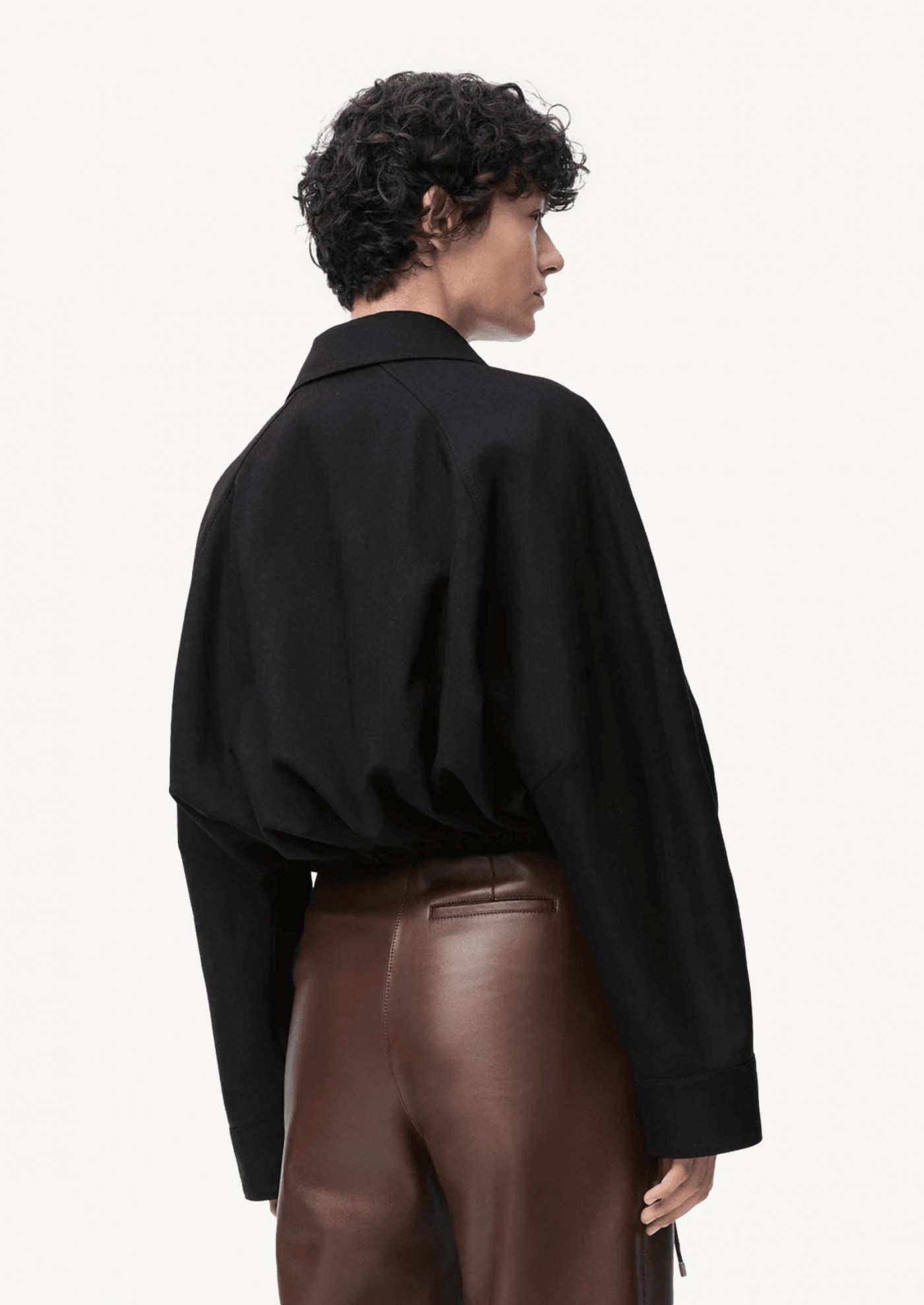 Black wool balloon jacket - Loewe